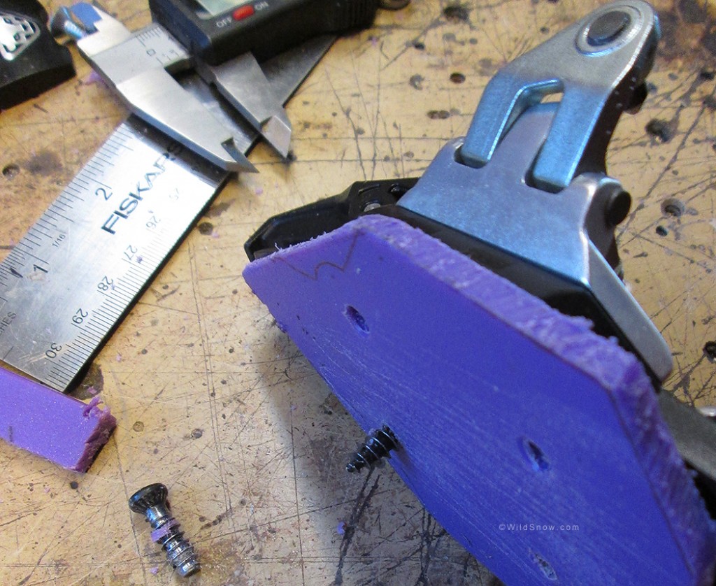Quick Shims DIY - Stack That Tech Binding Toe - The Backcountry Ski Site